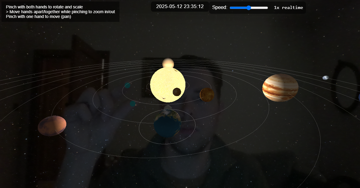 MediaPipe / Three.js Shape Creator